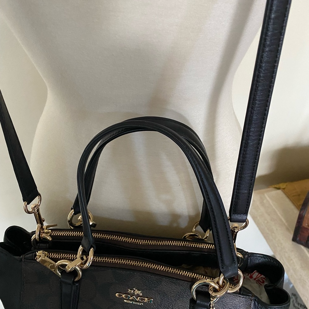 Coach Crossbody Top Handle Purse Bag - Gem
